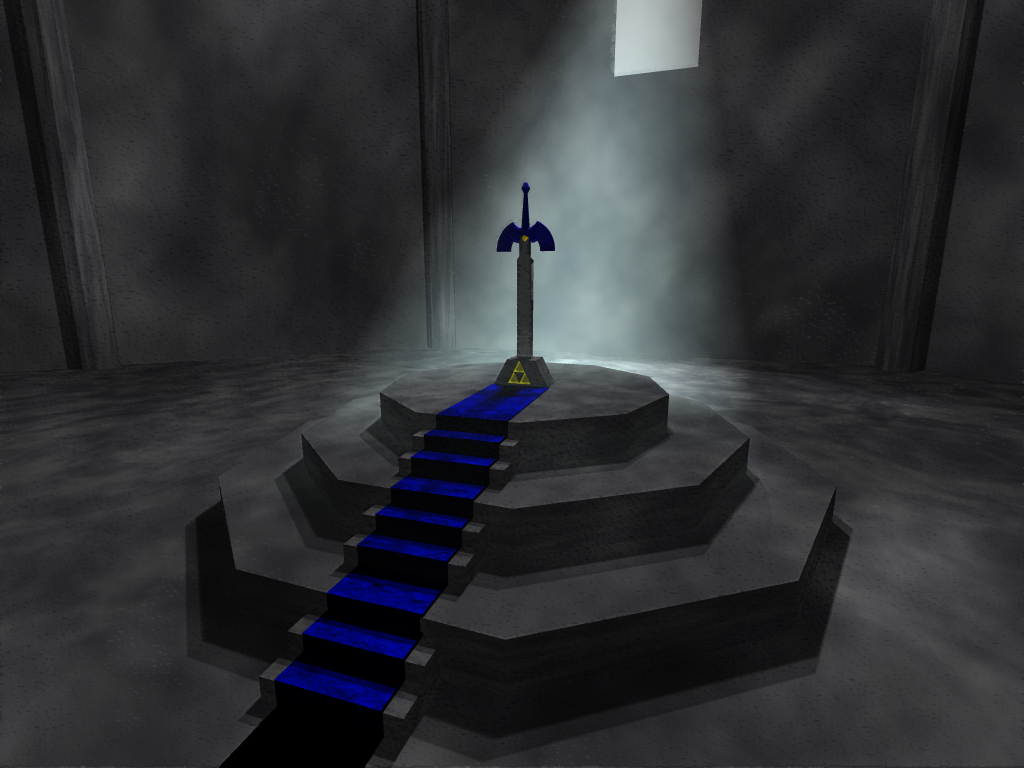 Master Sword In Pedestal Ocarina Of Time