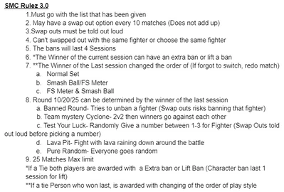 Smash Mystery Cyclone Rules | Smash Mystery Cyclone Wiki | Fandom