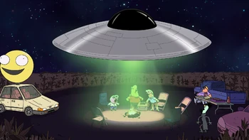 Charlie, Pim, and Bill vs the Alien | Smiling Friends Wiki | Fandom