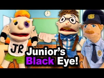 Junior's Black Eye! | SuperMarioLogan Wiki | Fandom