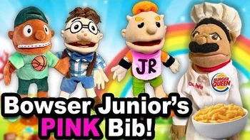 Bowser Junior's Pink Bib! | SML Wiki | Fandom