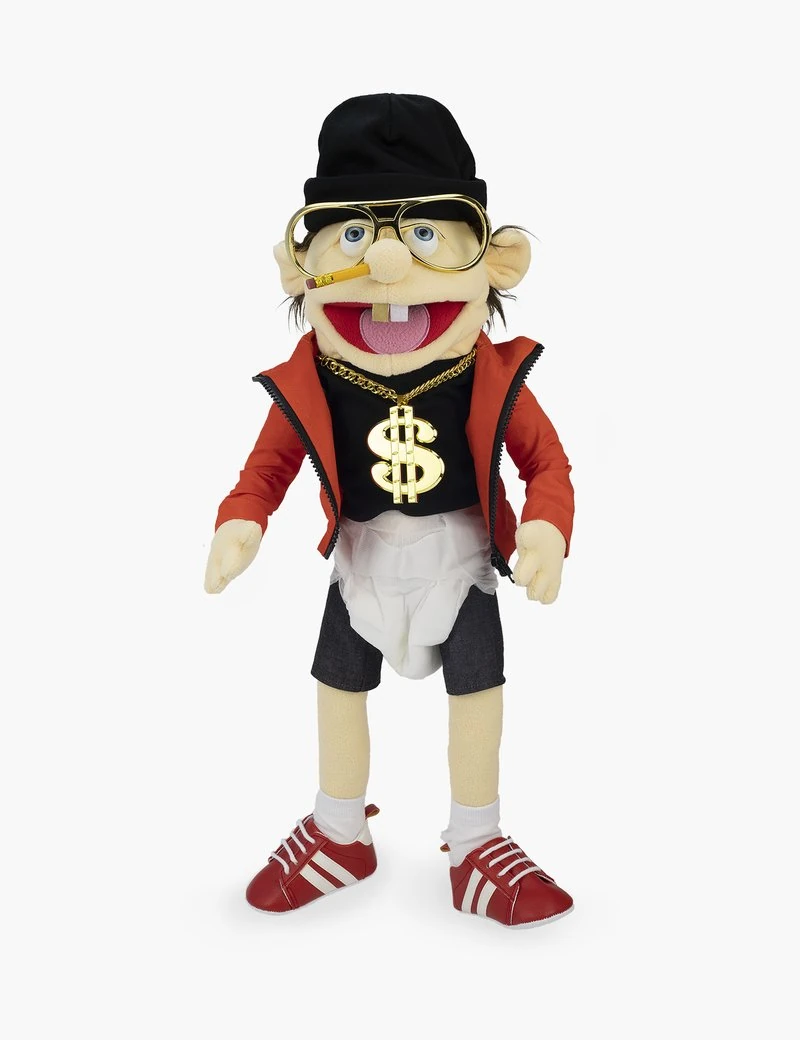 Jeffy Hand Puppet Feebee Rapper Zombie Plush Doll Toy Talk, 41% OFF
