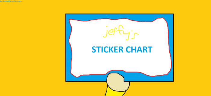 Jeffy's Sticker Chart! | SML Fanon Wiki | Fandom