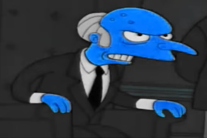 Blue Charles Montgomery Burns | SMLWiki.com Wiki | Fandom