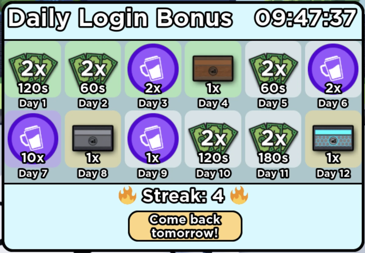 Daily Login Bonus | Smoothie Factory Tycoon Wiki | Fandom