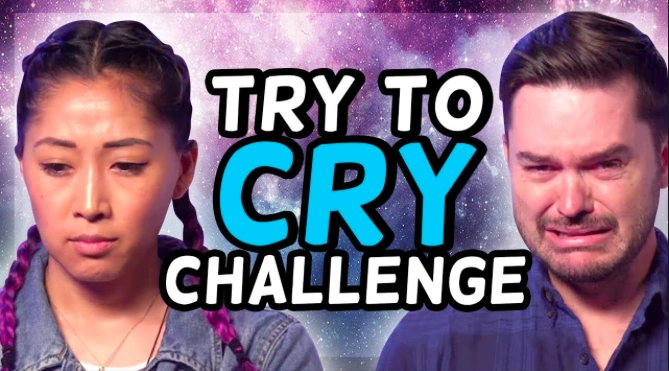TRY TO CRY CHALLENGE!! | Smosh Wiki | Fandom