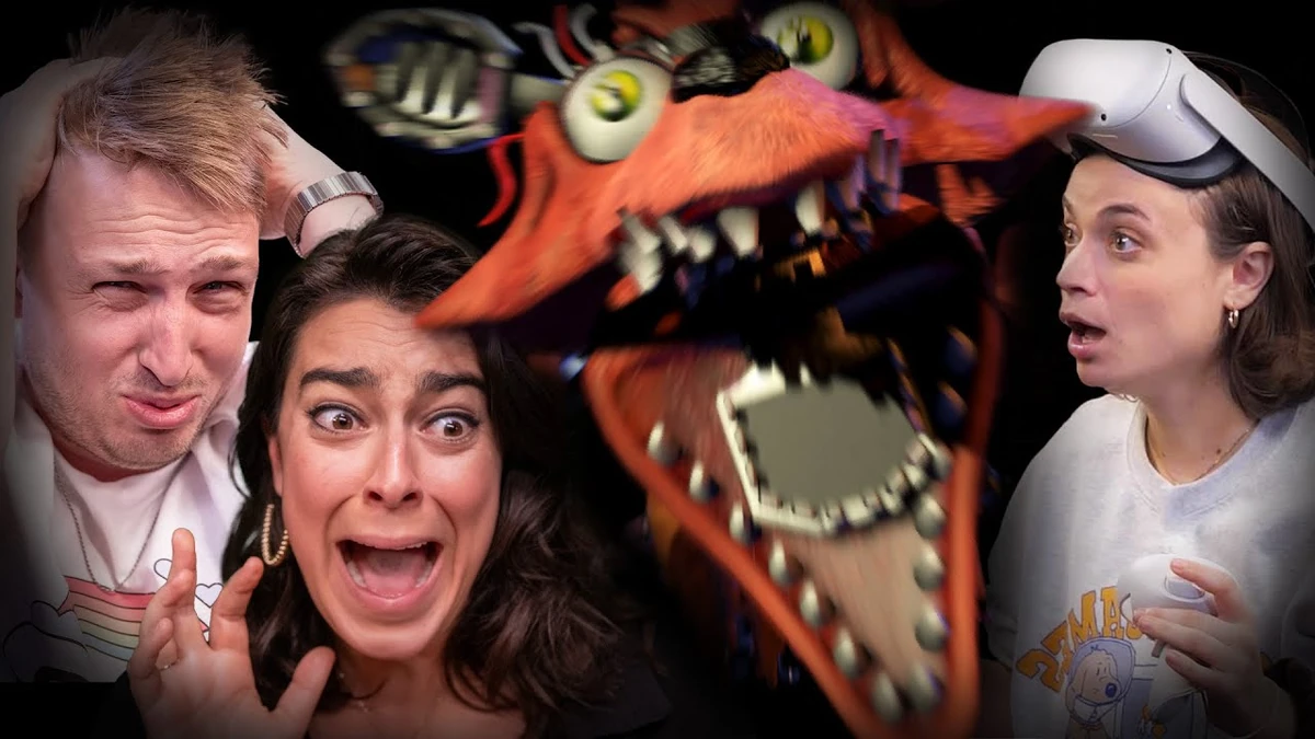 Our First Time Playing Five Nights At Freddy's VR | Smosh Wiki | Fandom