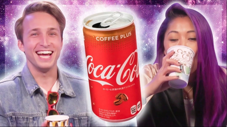 WE TRY COCA-COLA COFFEE PLUS! (Smosh Pit Weekly) | Smosh Wiki | Fandom