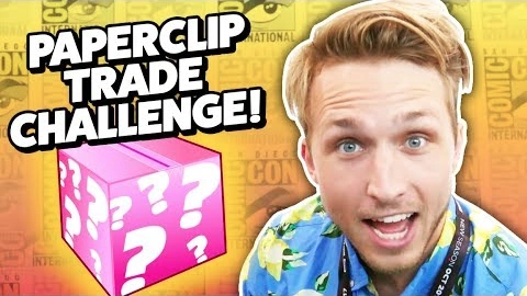 PAPERCLIP TRADE CHALLENGE AT COMIC-CON | Smosh Wiki | Fandom