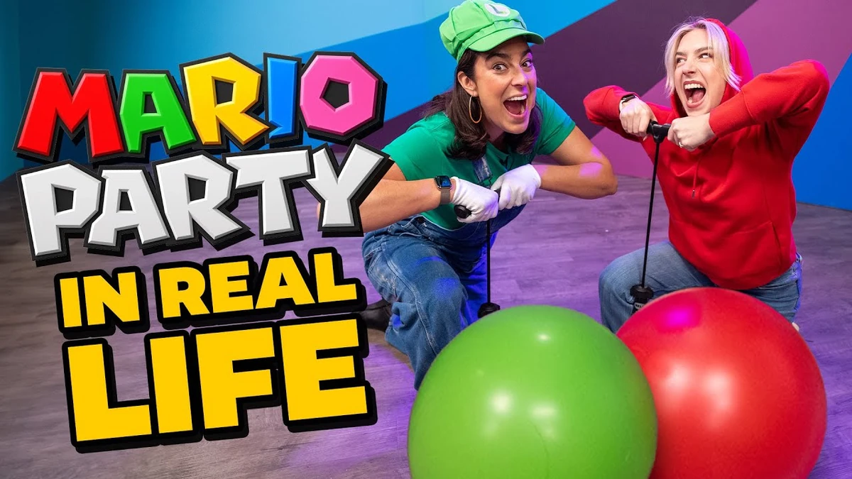 Playing Mario Party Mini Games IRL - The Challenge Pit | Smosh Wiki ...