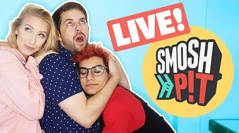 SMOSH PIT HYPE PARTY! (The Show w/ No Name - LIVE) | Smosh Wiki | Fandom