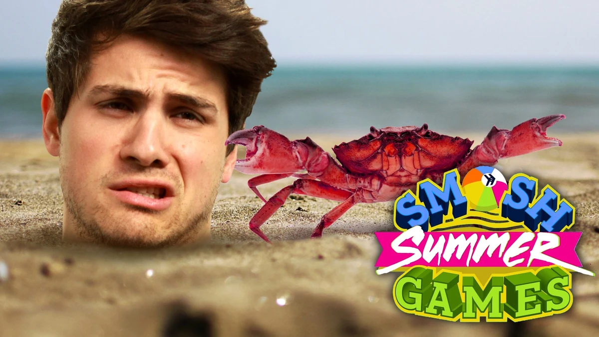 BURYING EACH OTHER IN SAND | Smosh Wiki | Fandom