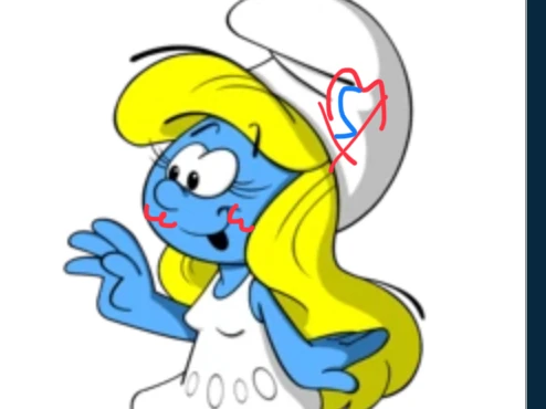 Blushy smurfette’ | Smurf buddies Wiki | Fandom