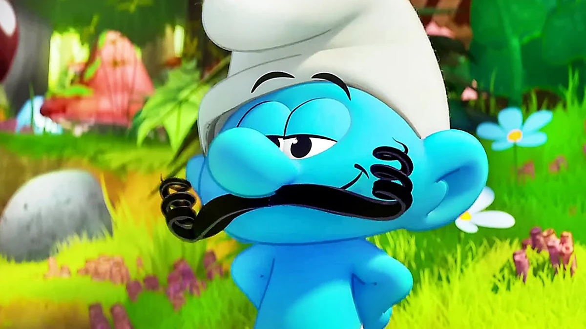Handlebar Mustache Smurf | Smurfs Wiki | Fandom