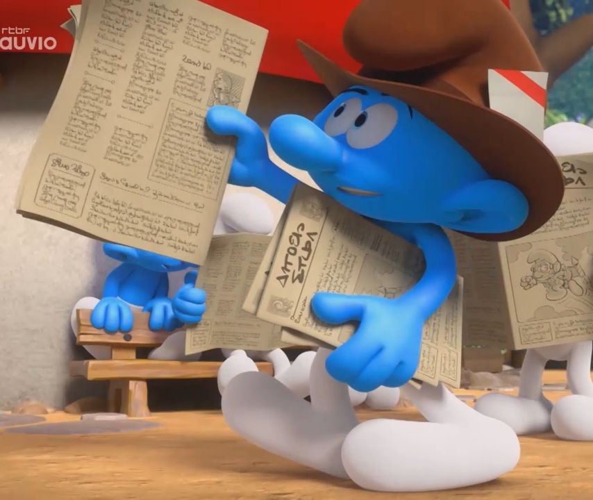 Reporter Smurf