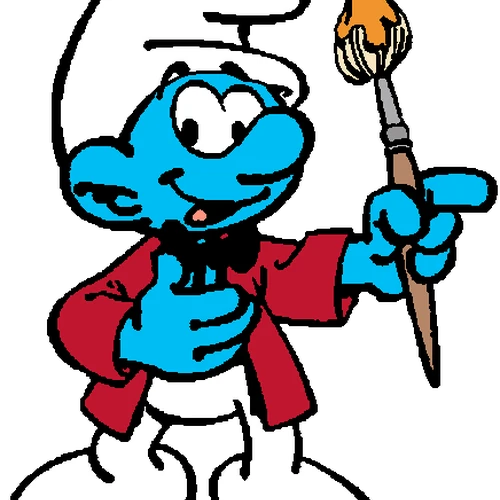 Painter Smurf Movie