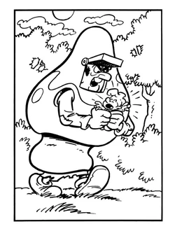 gargamel smurfs 2 coloring pages