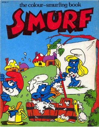 coloring in pages of the smurfs wiki