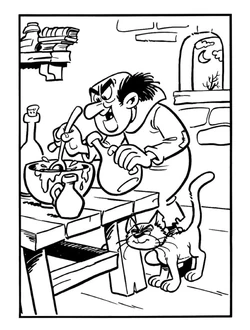 smurfs coloring pages game 1