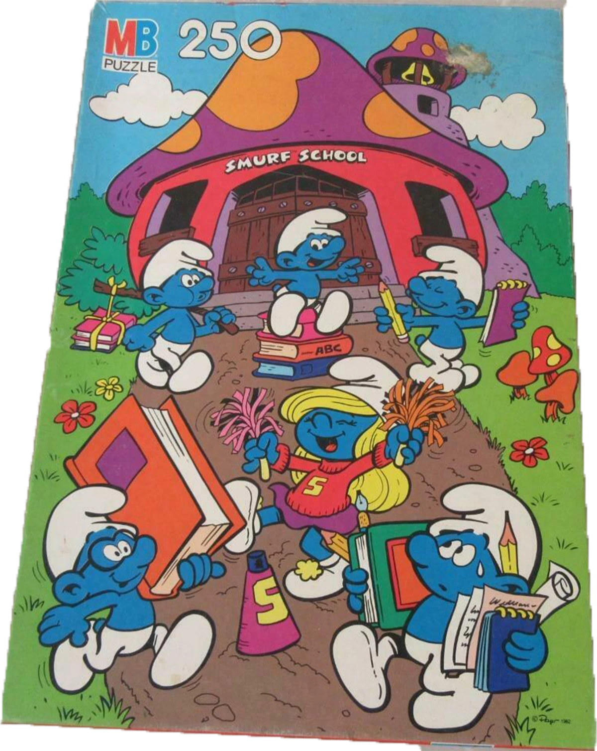 Milton Bradley - Smurf - Smurf School - 250 Piece Puzzle | Smurfs Wiki ...