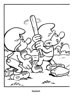 smurfs 2 coloring pages online