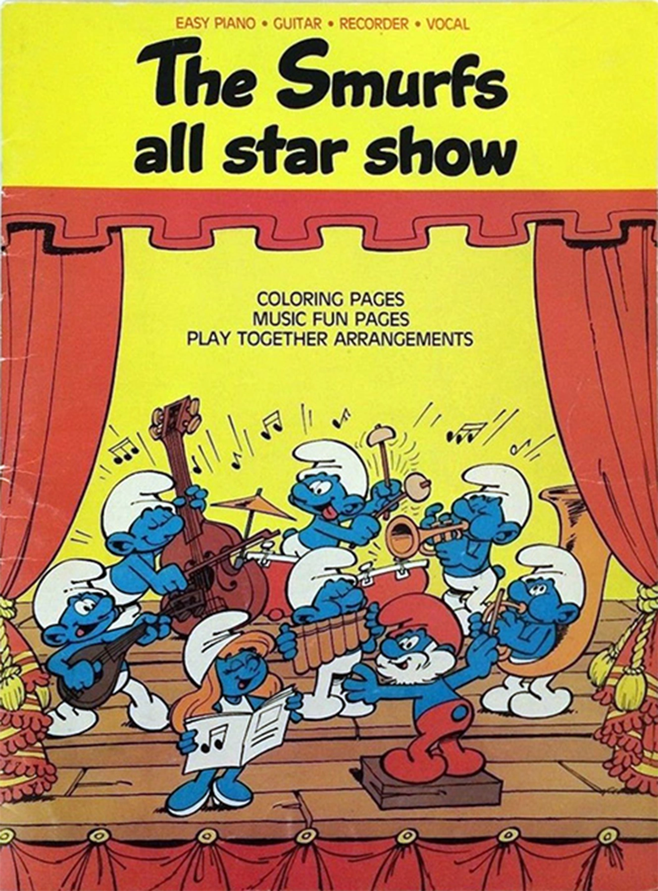 coloring in pages of the smurfs wiki