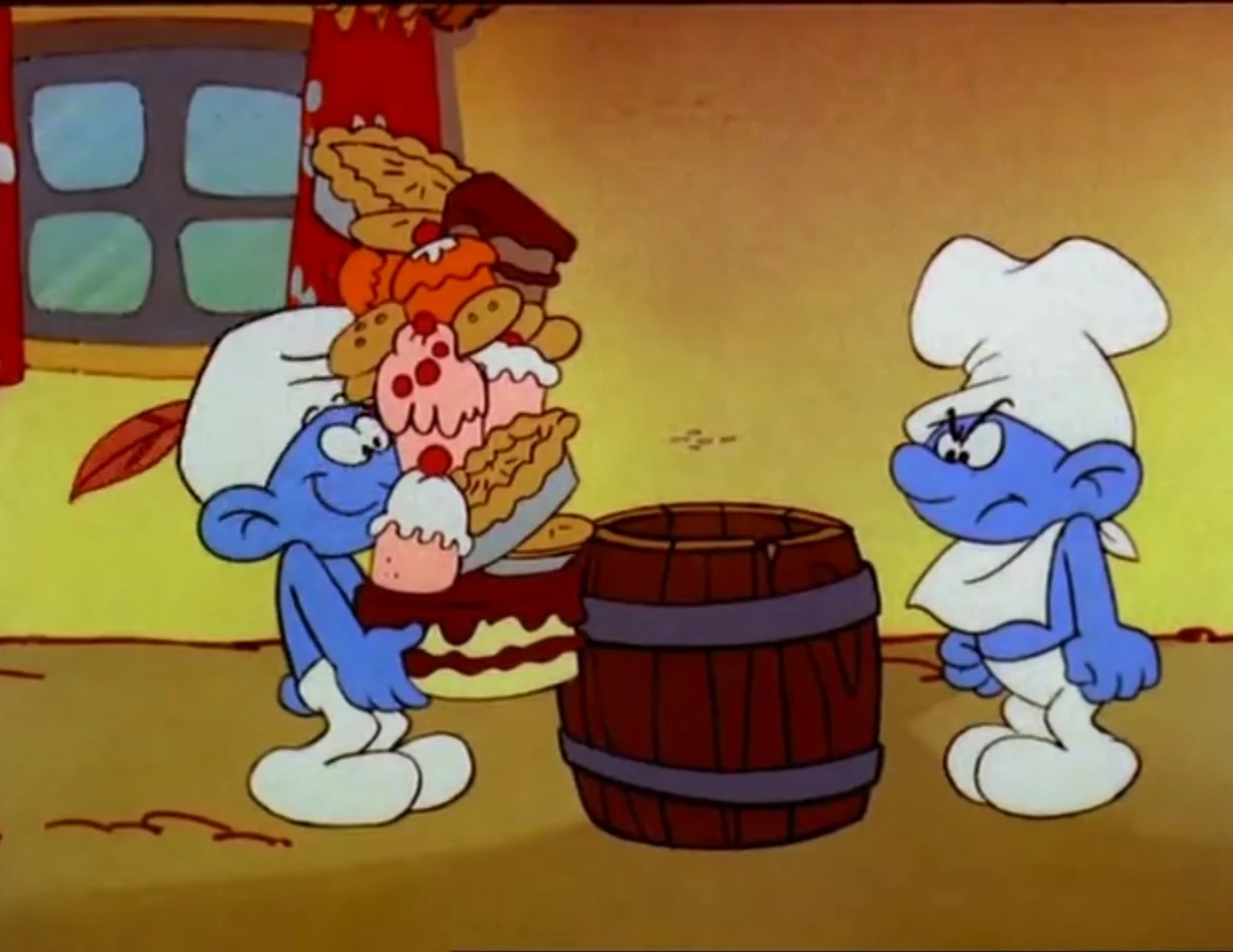 Gormandizing Greedy | Smurfs Wiki | Fandom
