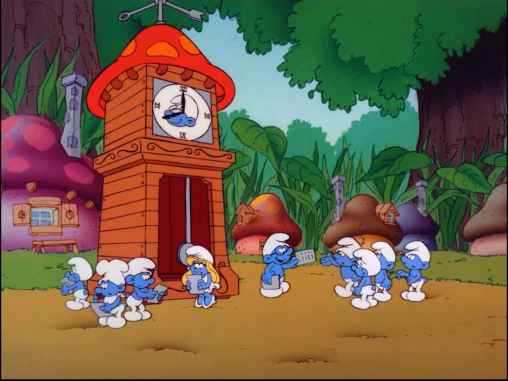 Pencil Test Animation Smurf