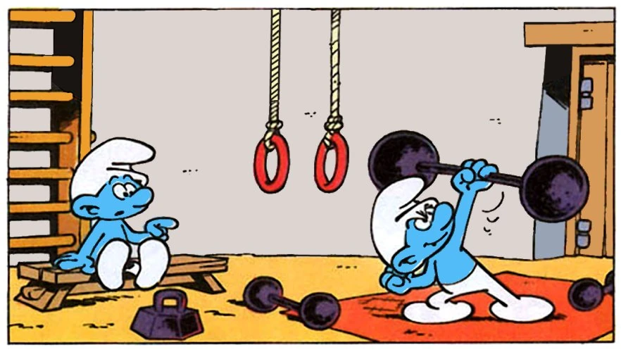 Hefty's gym | Smurfs Wiki | Fandom