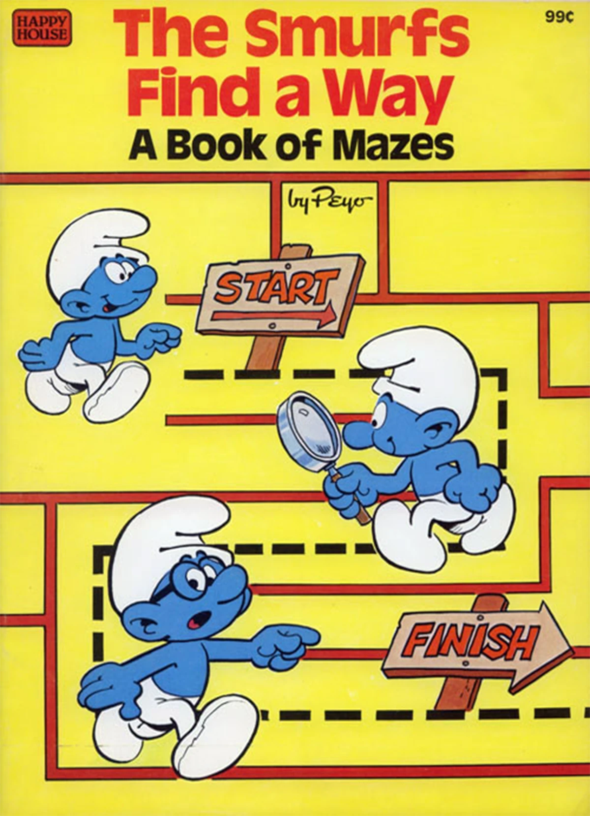 Happy House - The Smurfs Find A Way - A Book Of Mazes | Smurfs Wiki ...