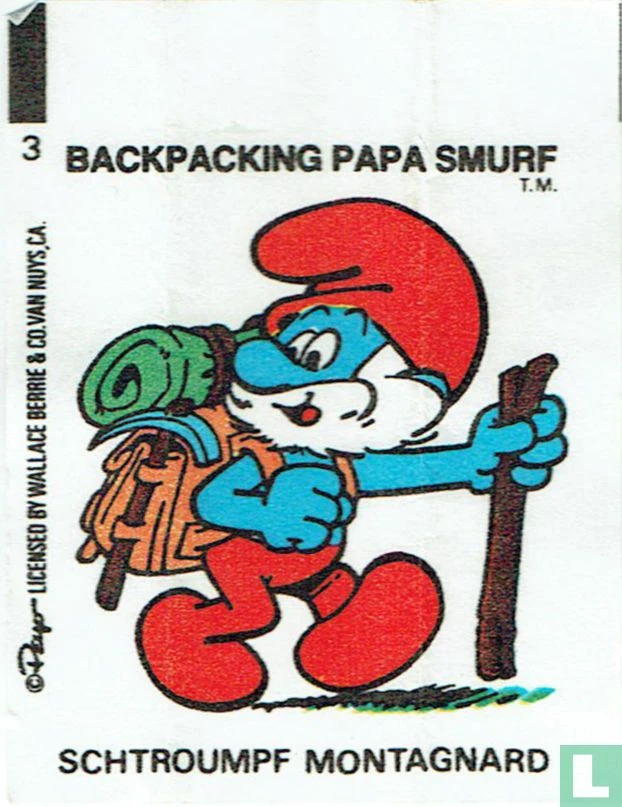 1984 Smurf trading cards | Smurfs Wiki | Fandom