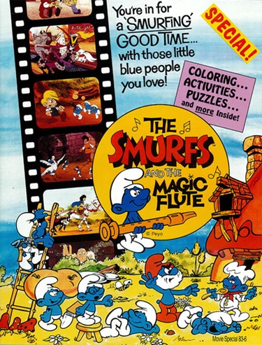 coloring in pages of the smurfs wiki