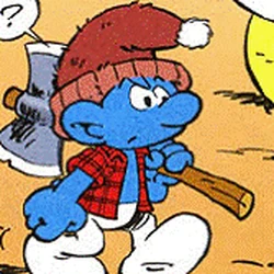 lumberjack smurf