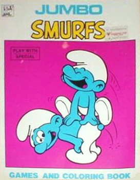 coloring in pages of the smurfs wiki