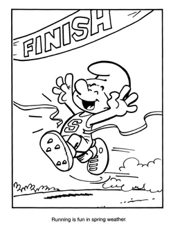 smurfs coloring pages games online