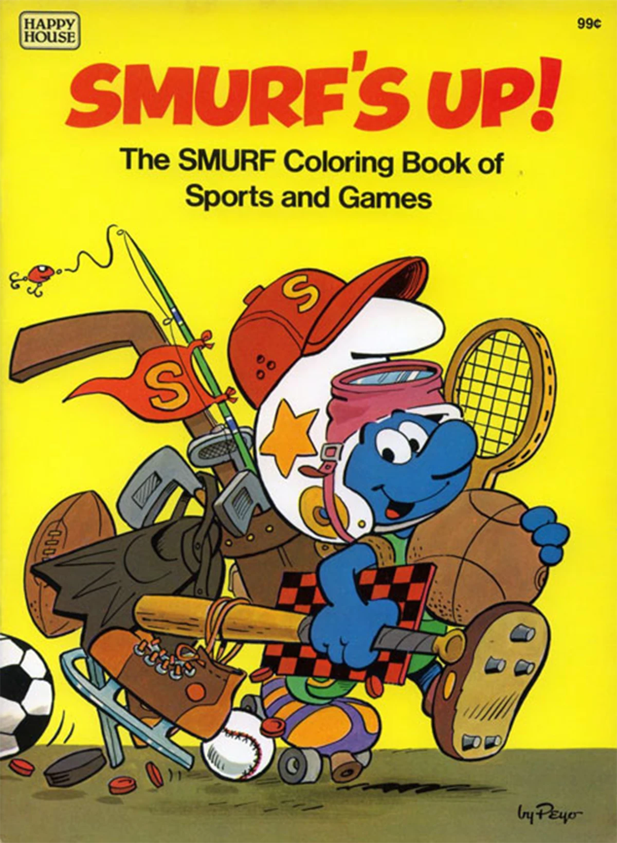 the smurfs coloring book