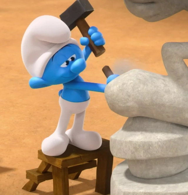 Sculptor Smurf