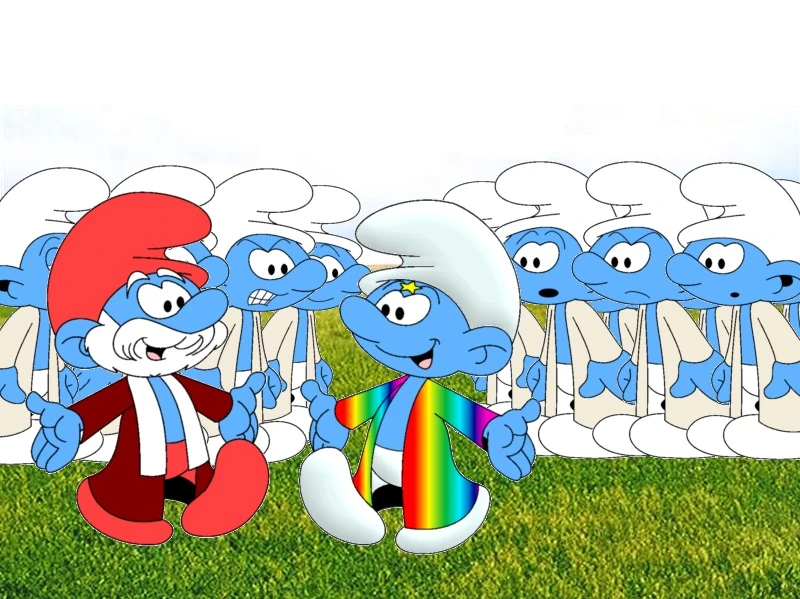 The Smurf Of Many Colors | Smurfs Fanon Wiki | Fandom
