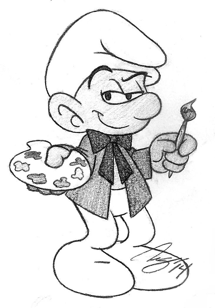 Painter Smurf (LD Stories)/Gallery | Smurfs Fanon Wiki | Fandom