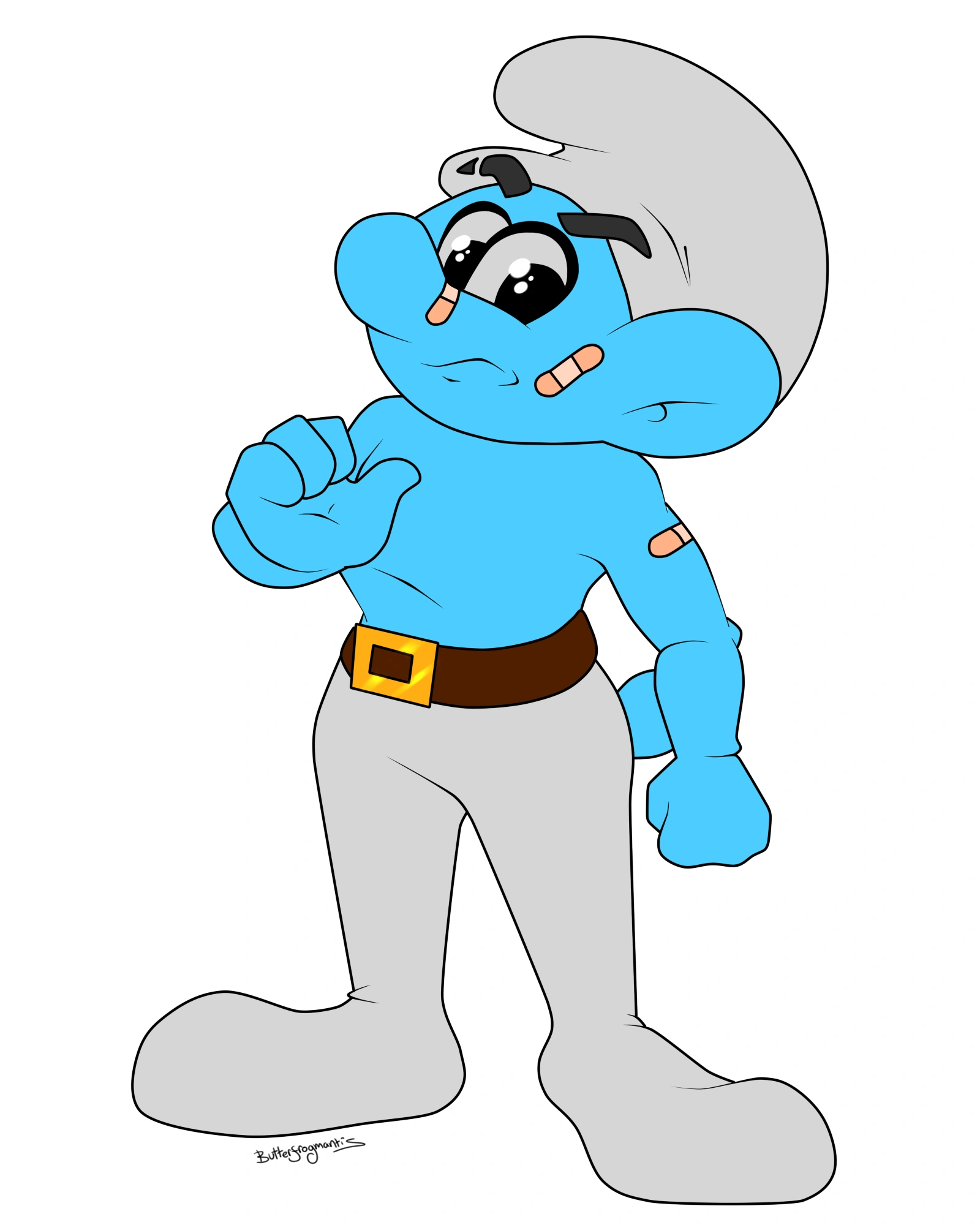 Tuffy Smurf (Butterverse) | Smurfs Fanon Wiki | Fandom