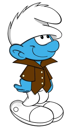 Clumsy Smurf Drawing