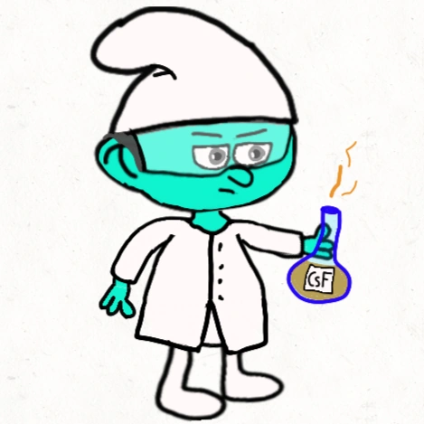 Chemist smurf (Runner FCV: Smurfparody universe) | Smurfs Fanon Wiki ...