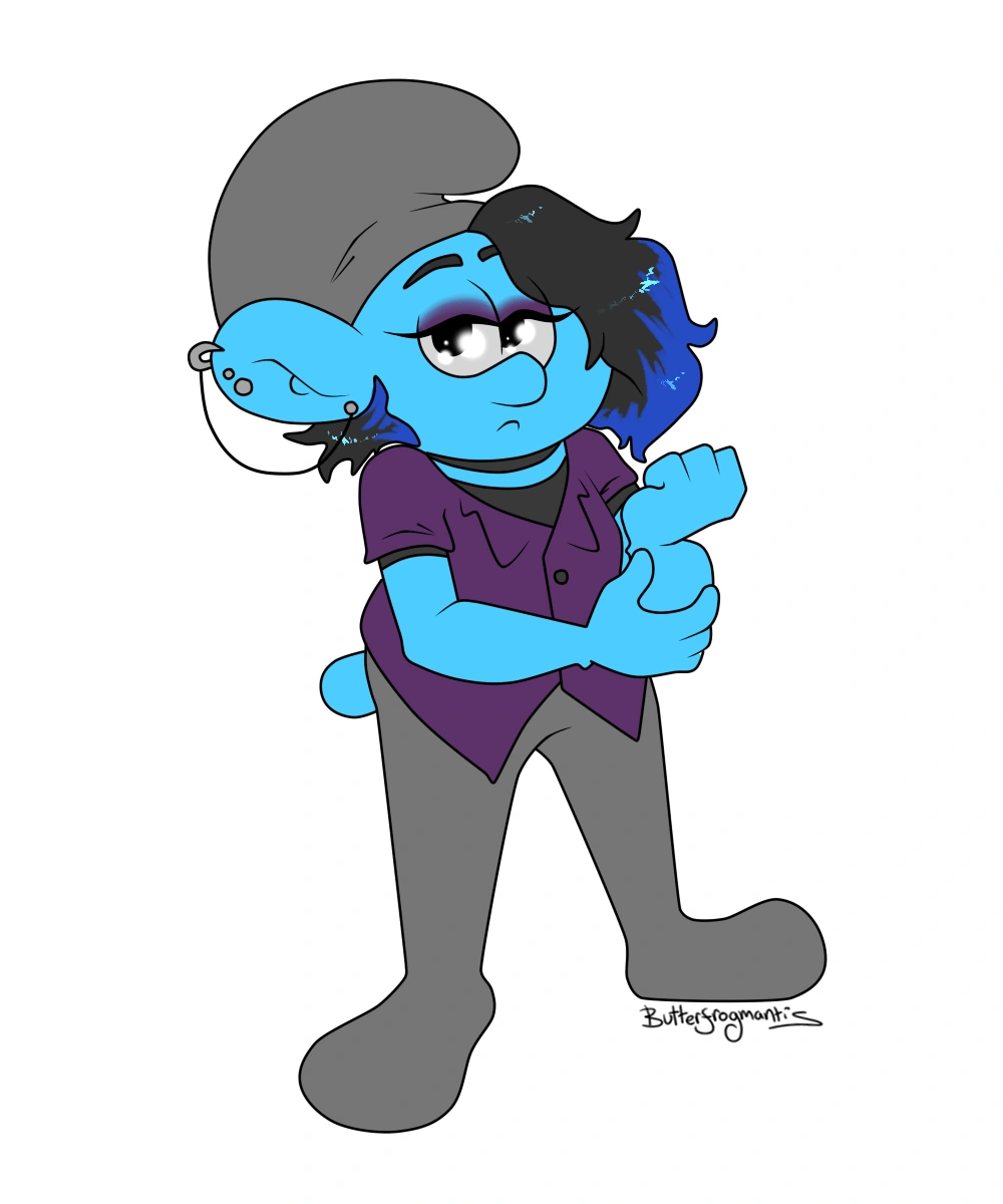 SmurfFoxglove (Butterverse) | Smurfs Fanon Wiki | Fandom