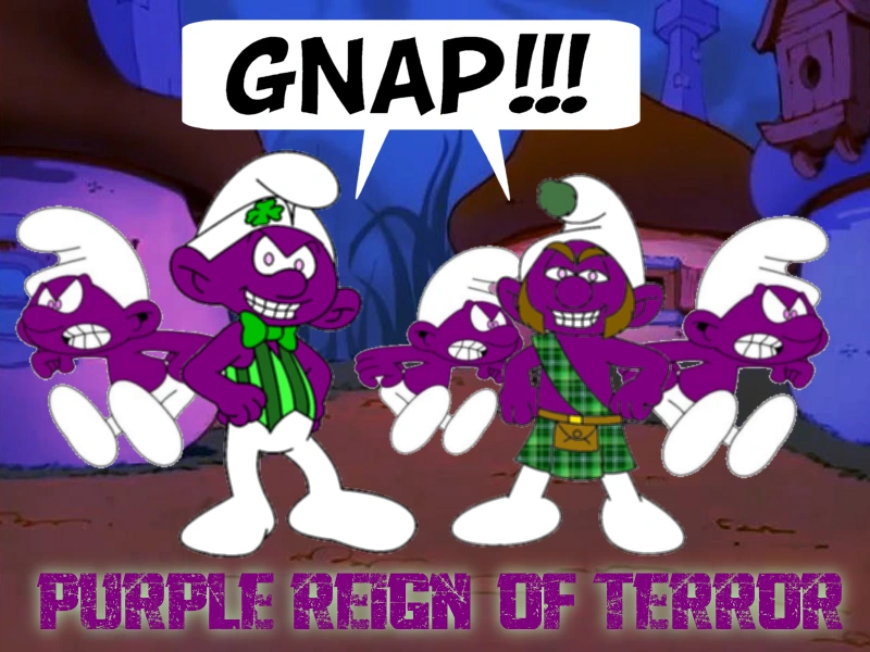 Purple Reign Of Terror | Smurfs Fanon Wiki | Fandom