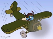 Aviator Smurf (Glovey Story)/Gallery | Smurfs Fanon Wiki | Fandom