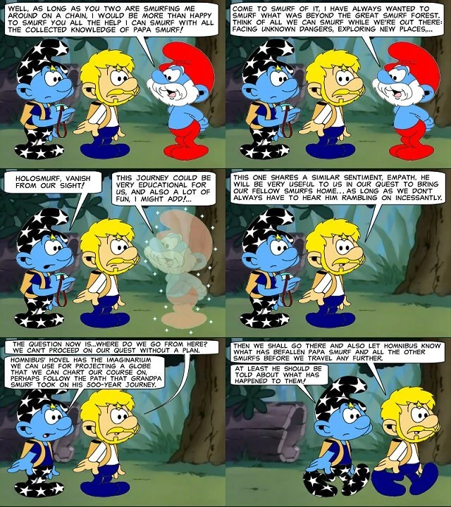 Smurfed Behind: The Departure/Page 64 | Smurfs Fanon Wiki | Fandom