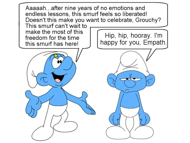 Just Being Too Happy | Smurfs Fanon Wiki | Fandom