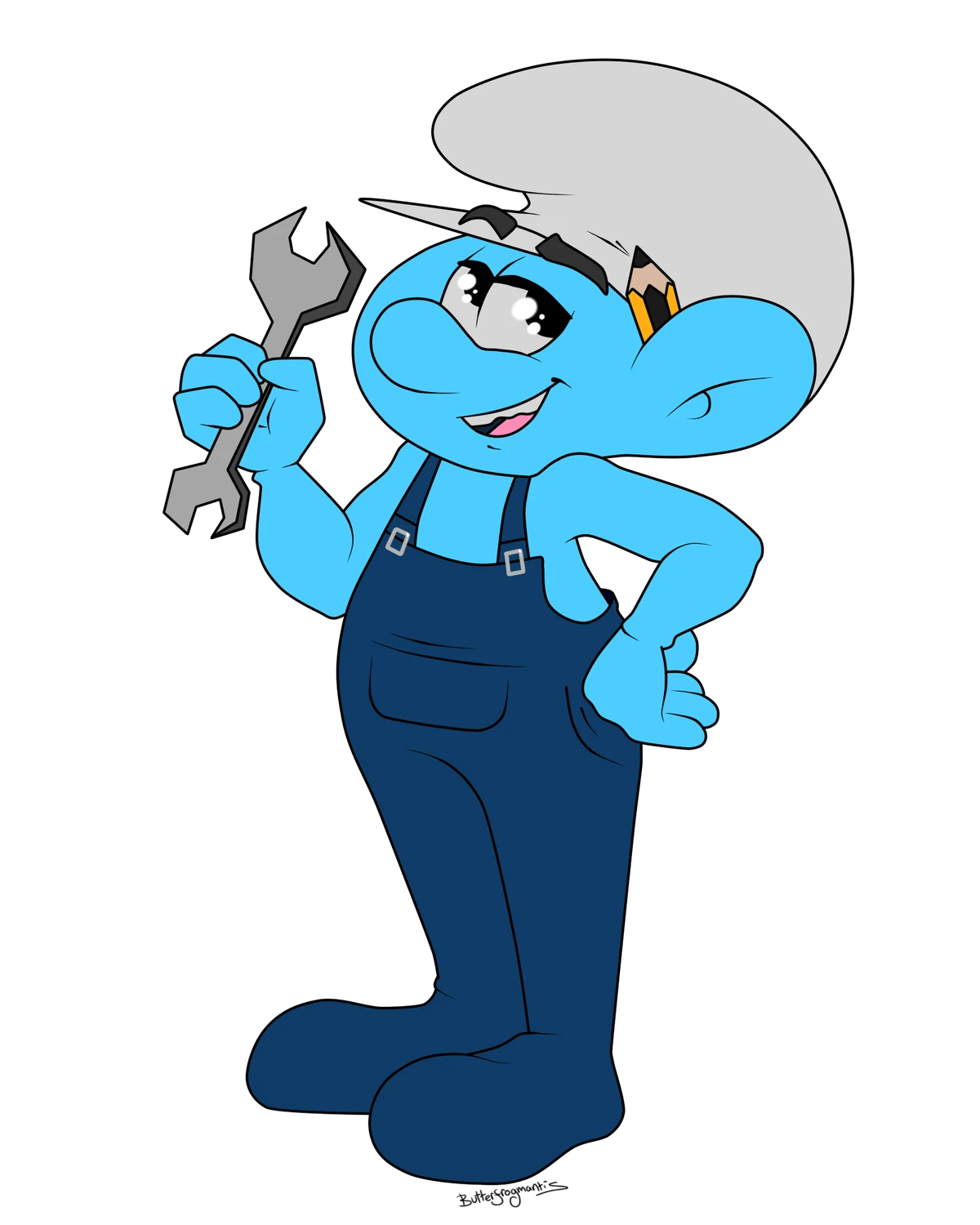 Handy Smurf (Butterverse) | Smurfs Fanon Wiki | Fandom