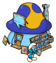 Reporter Smurf and Editor Smurf | Smurfs' Village Wiki | Fandom