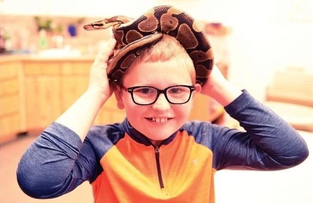 Snakes shed creepy image, help kids with autism | Snake Wiki | Fandom